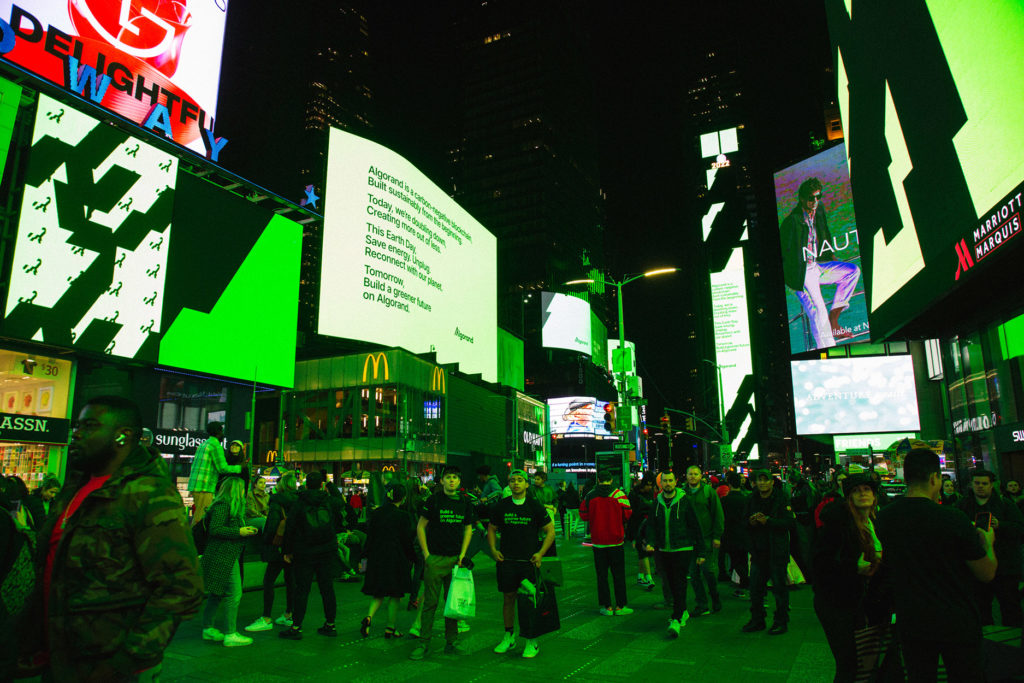 Lights Out at Times Square - Invisible North